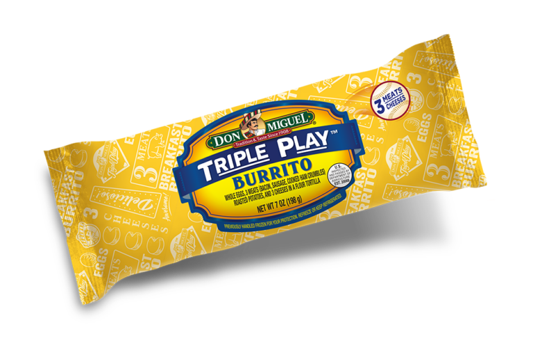 DON MIGUEL® TRIPLE PLAY™ Breakfast Burrito – Don Miguel