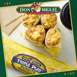 TRIPLE PLAY™ Breakfast Burrito – Don Miguel